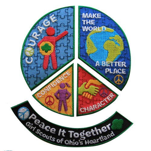 GSOH Peace It Together Program Patch Set | Girl Scout Shop