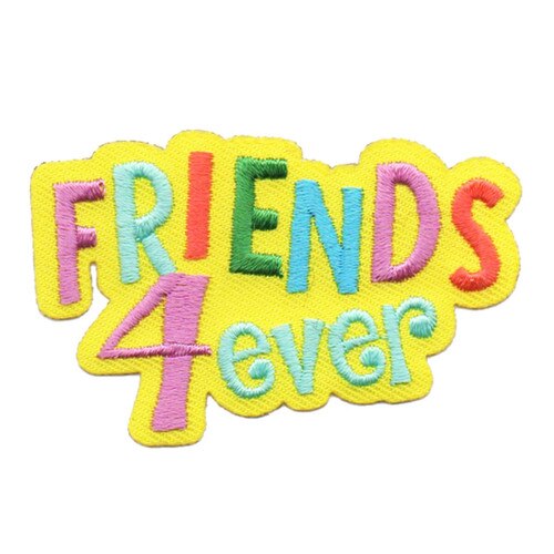 GSNI Friends 4 Ever Fun Patch | Girl Scout Shop