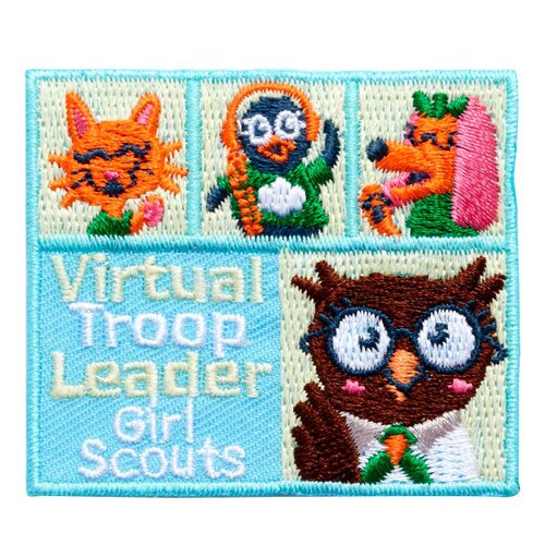 Virtual Troop Leader Iron-On Patch | Girl Scout Shop