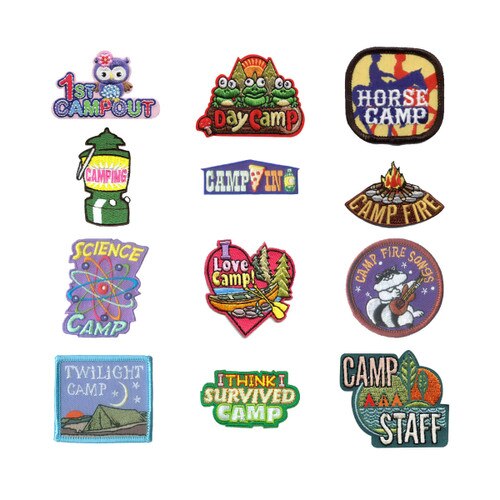 GSOC Camp Fun Patches | Girl Scout Shop
